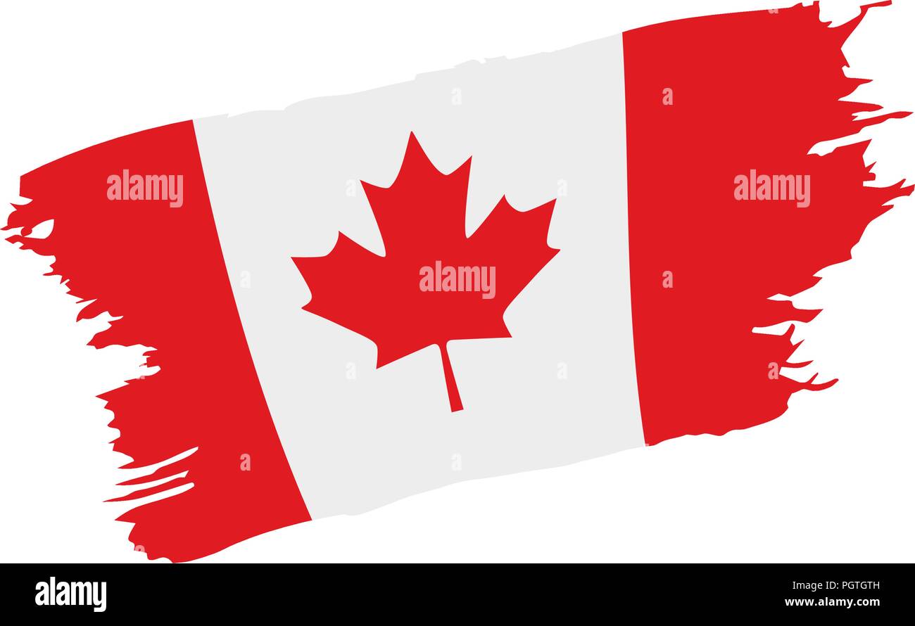 Canada flag, vector illustration Stock Vector Image & Art - Alamy