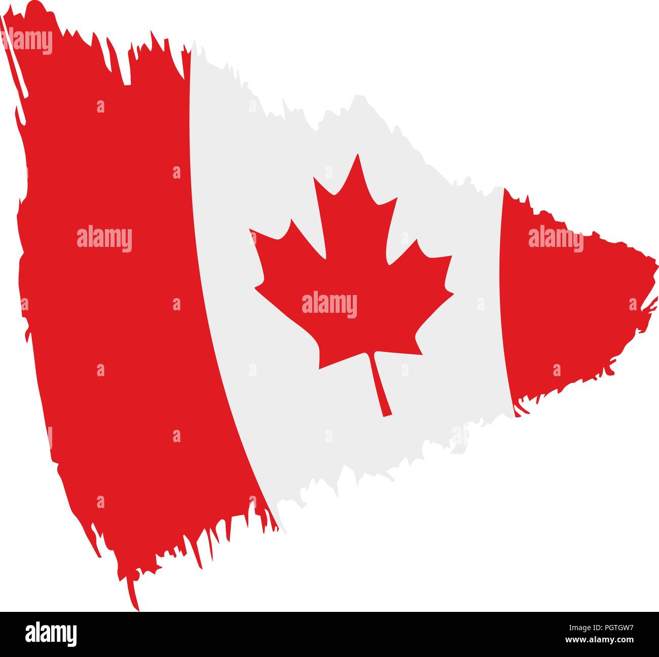 Canada flag, vector illustration Stock Vector Image & Art - Alamy