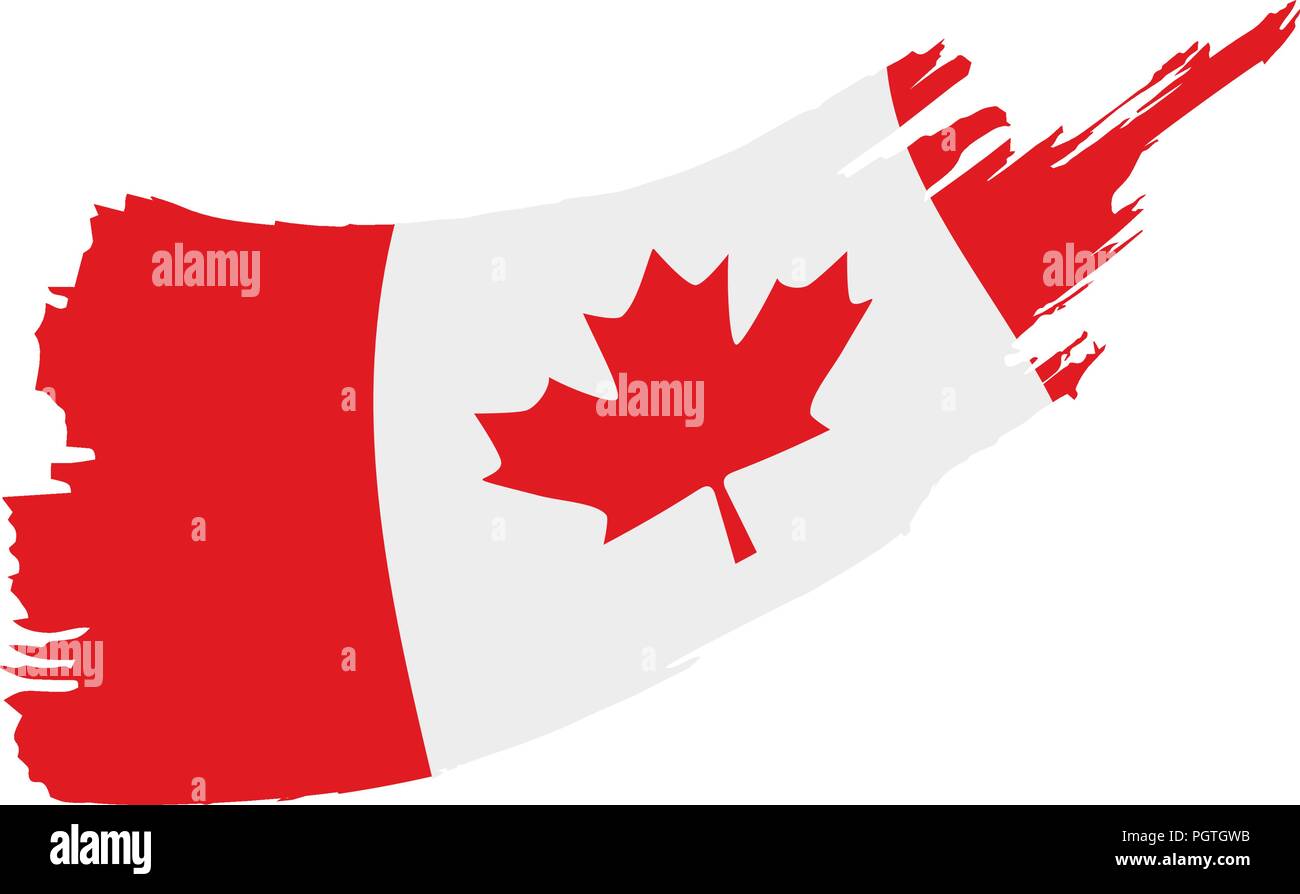 Canada flag, vector illustration Stock Vector Image & Art - Alamy