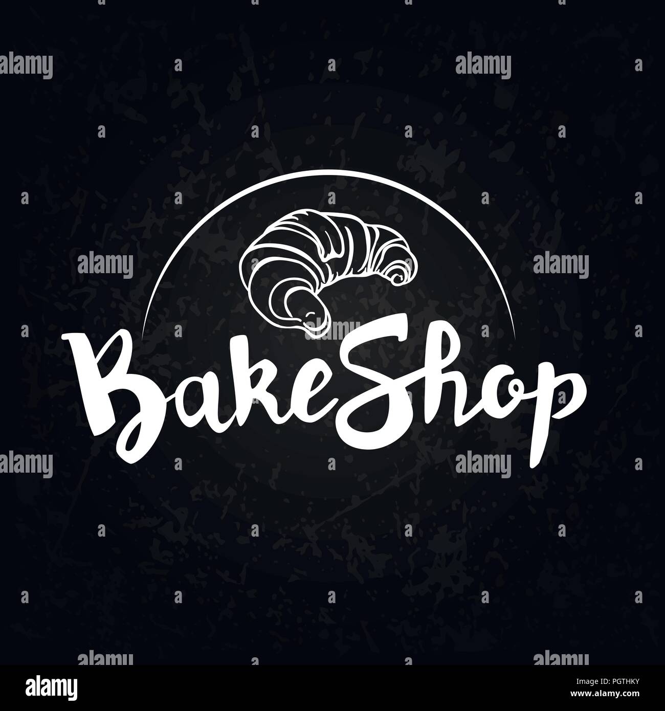 A signboard, a logo, a template for a bakeshop, a bread store, an ...