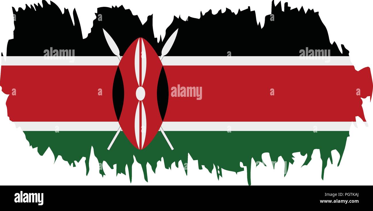 Kenya flag, vector illustration Stock Vector Image & Art - Alamy