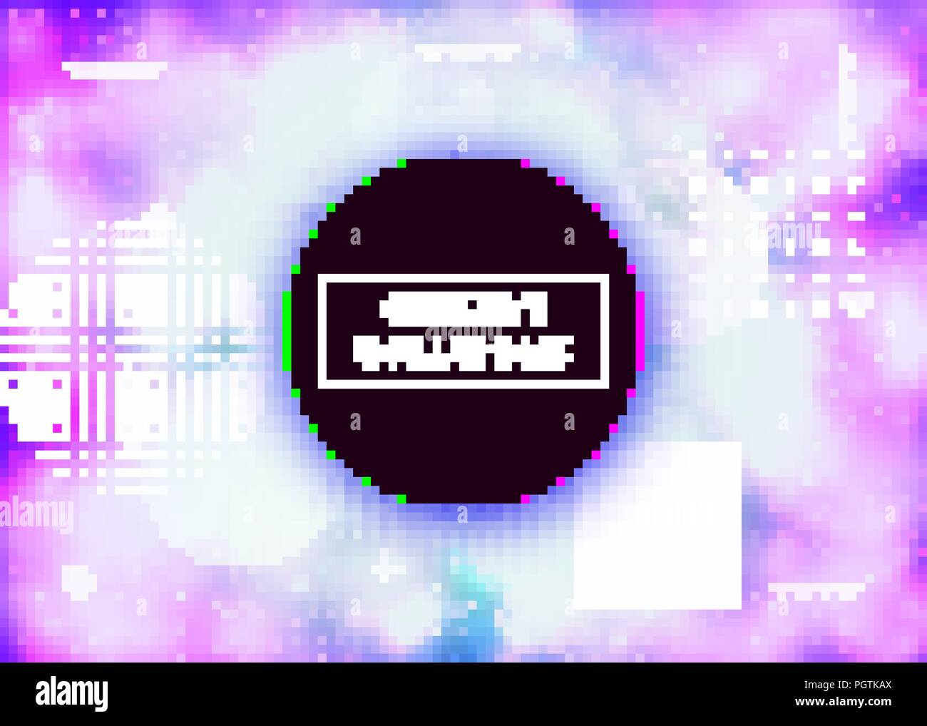 Luminous background with liquid neon shapes. Purple fluid. Fluor Stock ...