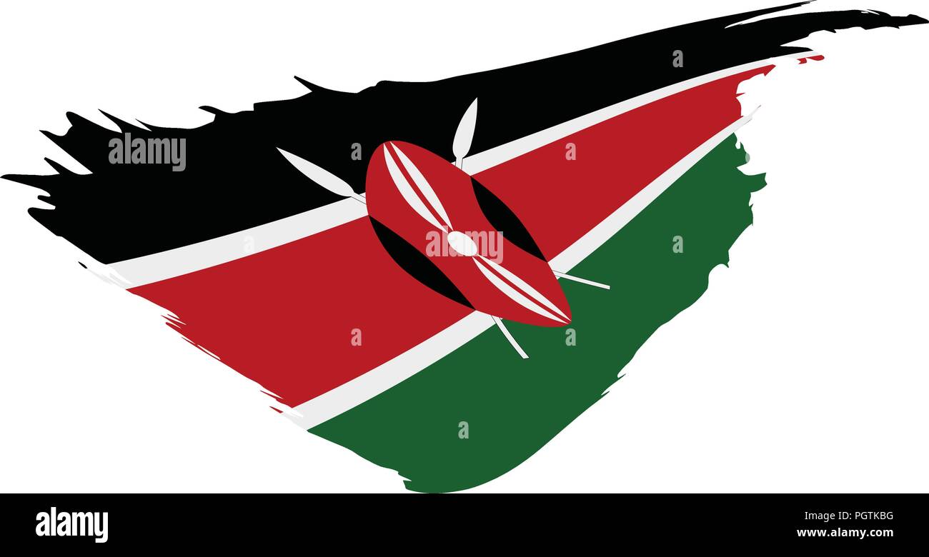 Kenya flag, vector illustration Stock Vector Image & Art - Alamy