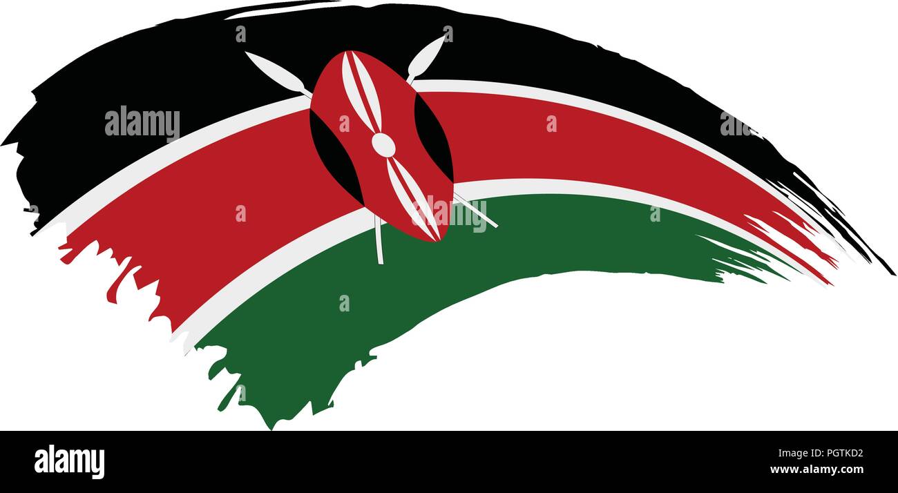 Kenya flag, vector illustration Stock Vector Image & Art - Alamy