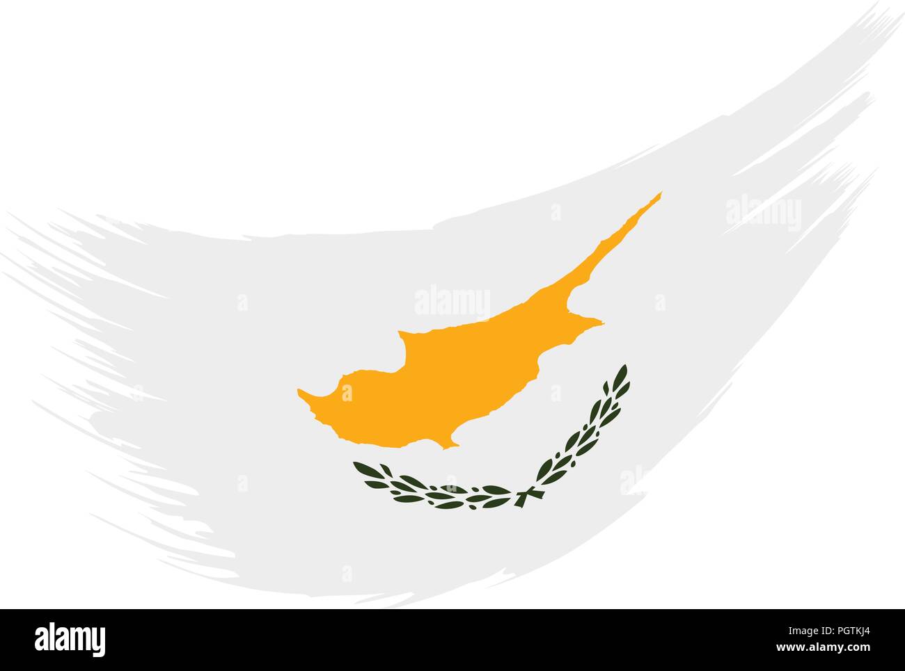 Cyprus flag, vector illustration Stock Vector Image & Art - Alamy