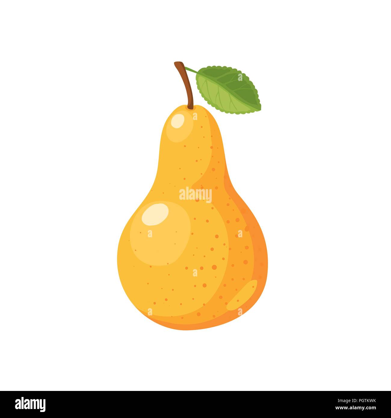 vector pear isolated Stock Vector Image & Art - Alamy