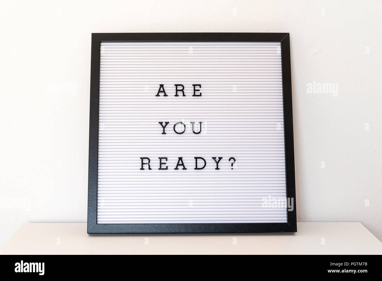 Blank sign ready message hi-res stock photography and images - Alamy