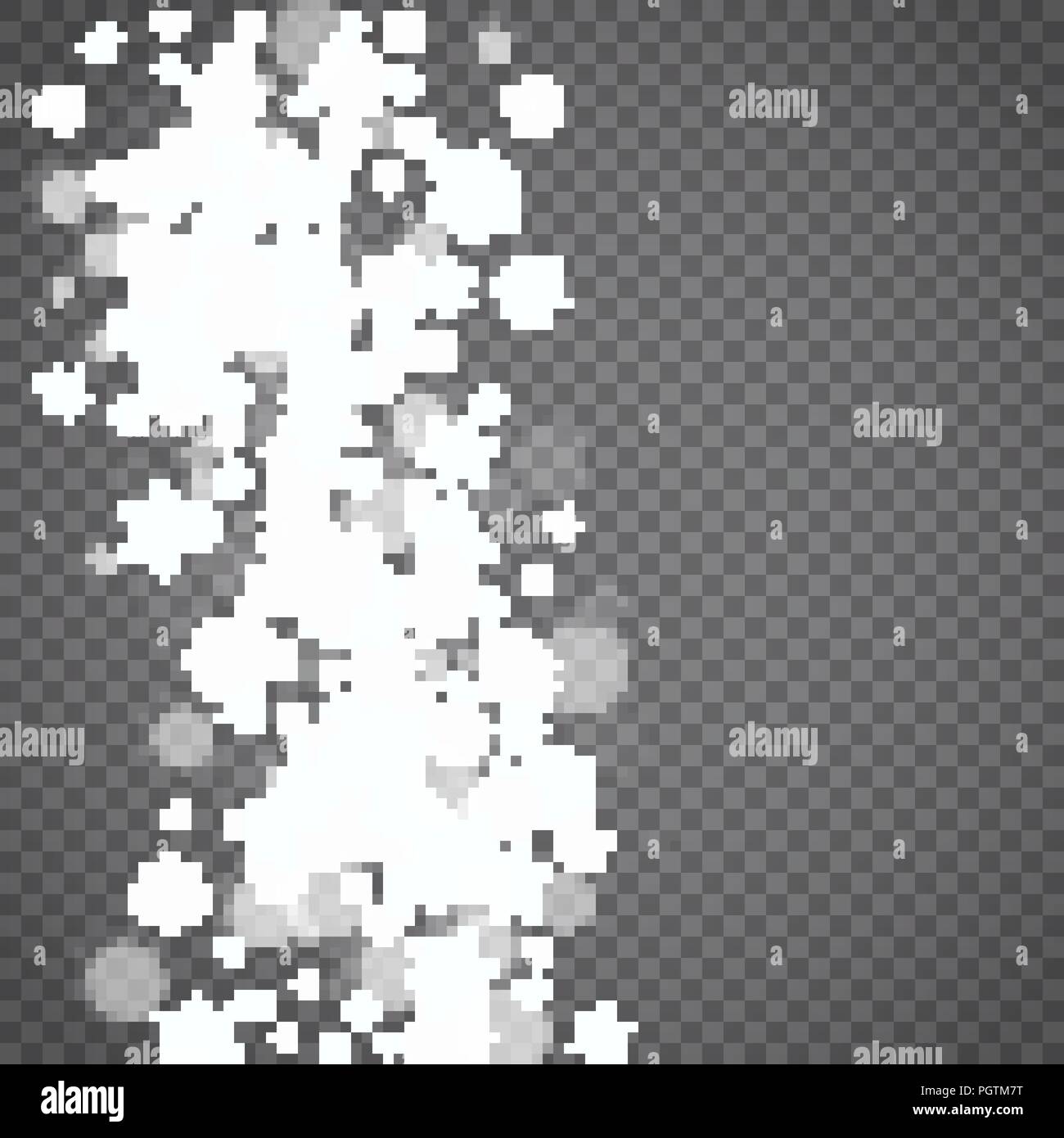 Happy family on grey background Stock Vector Images - Alamy