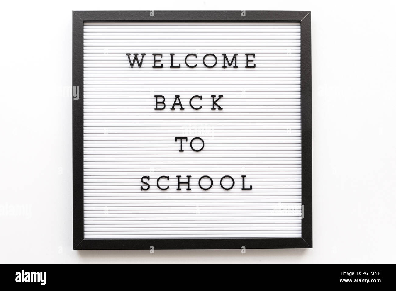 Welcome white whiteboard hi-res stock photography and images - Alamy