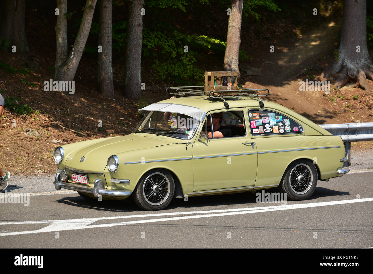 On their way to Le bug show, Circuit de Spa, Francorchamps, Belgium ...