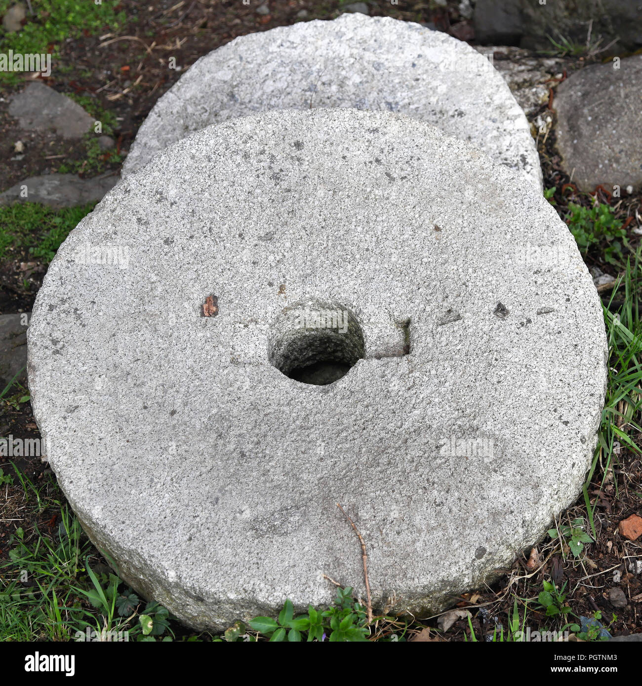 Stone grinding medieval hi-res stock photography and images - Alamy