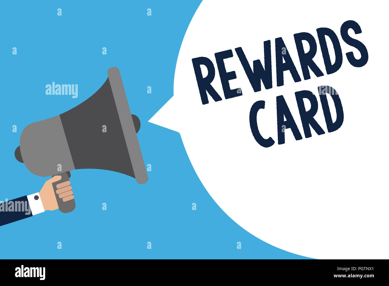 Handwriting text writing Rewards Card. Concept meaning Help earn cash ...
