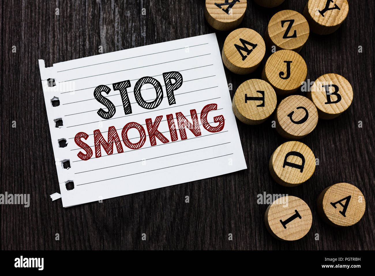 Word writing text Stop Smoking. Business concept for Discontinuing or ...
