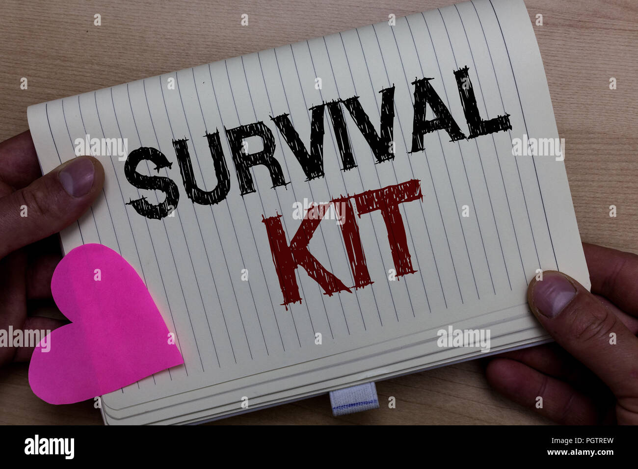 Word writing text Survival Kit. Business concept for Emergency ...