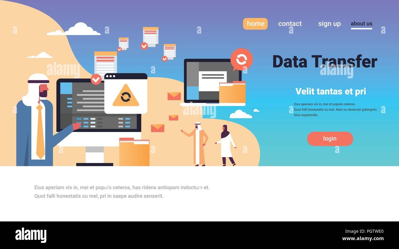 arabic people working data transfer synchronization computer connection ... arabic people working data transfer synchronization computer connection ...