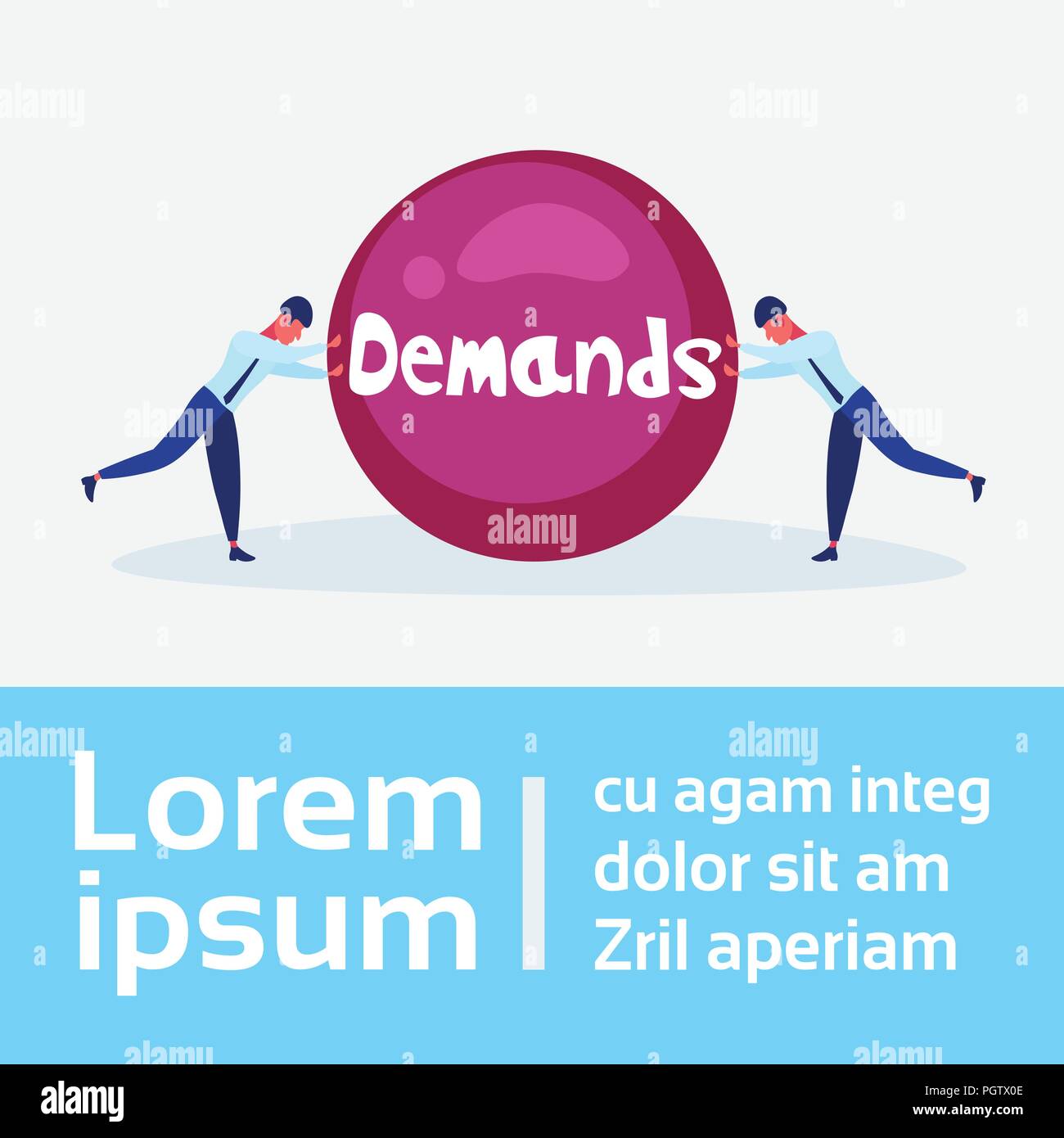 Office demands Stock Vector Images - Alamy