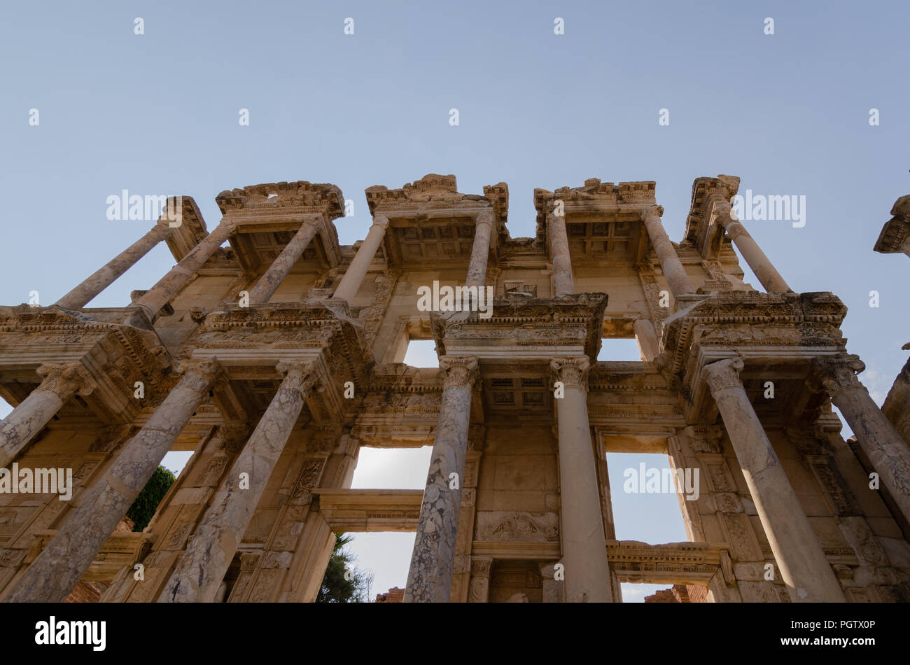 The Celsus Library of Ephesus Ancient City Stock Photo - Alamy
