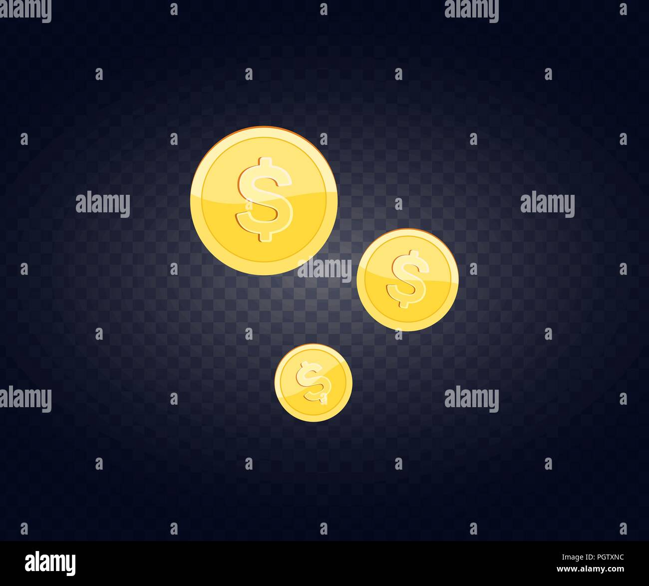 Money isolated on a transparent background eps 10 Stock Vector Image ...