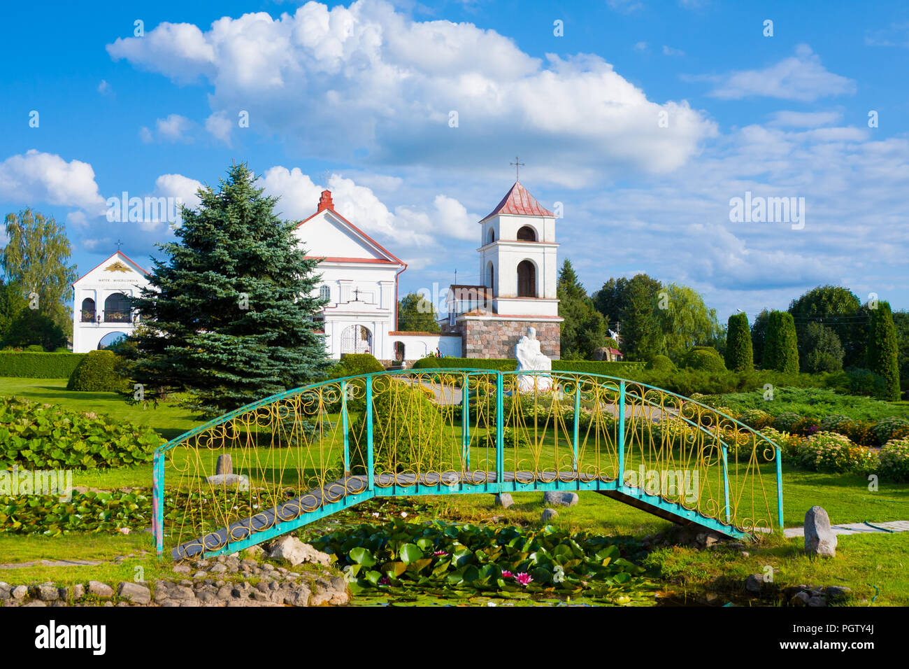 Mosar, Belarus - August 17, 2018: St. Anne's Church in Mosar, Belarus ...