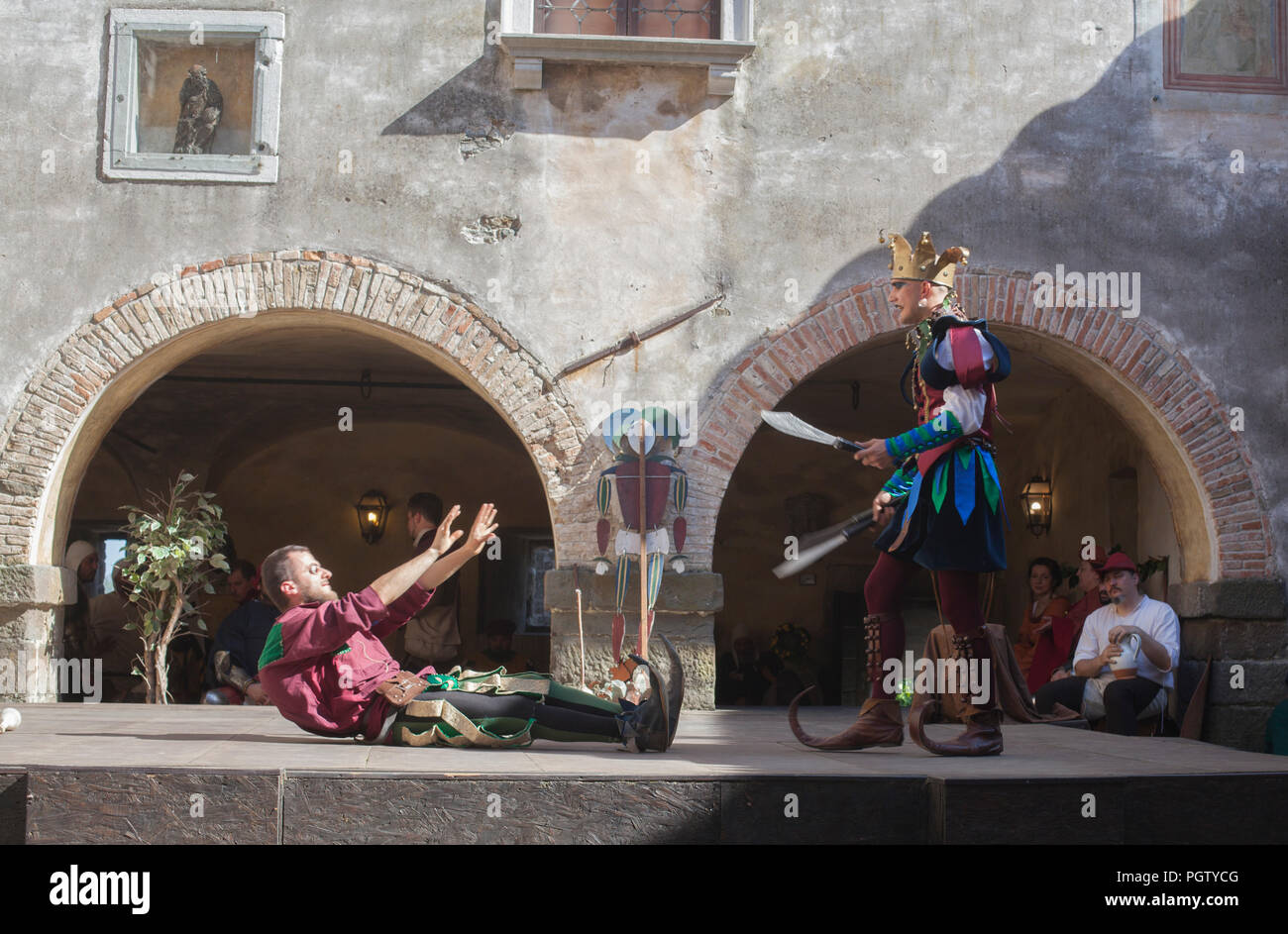 Medieval court jester hi-res stock photography and images - Alamy