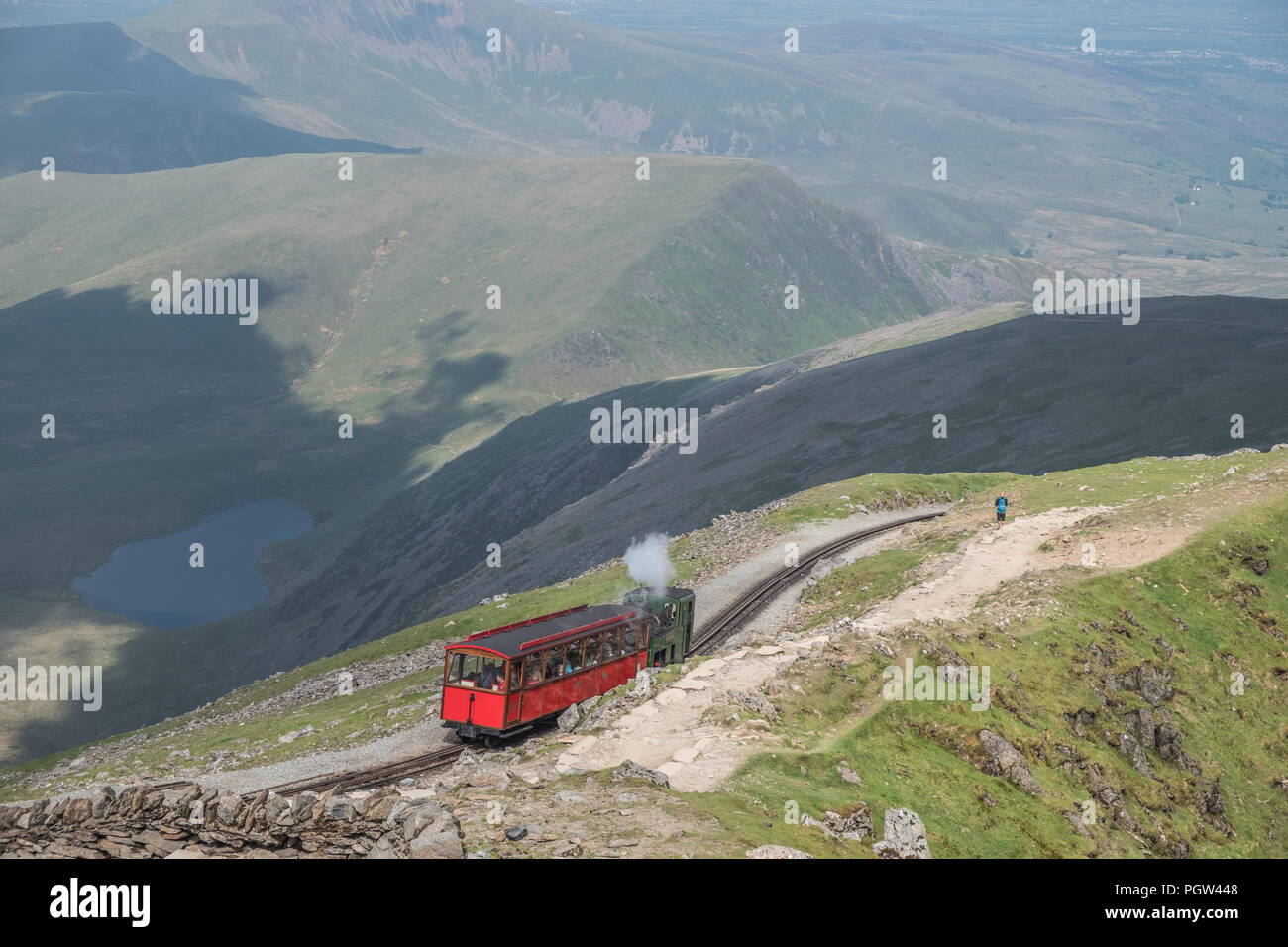 Mount snowdon railway hi-res stock photography and images - Alamy