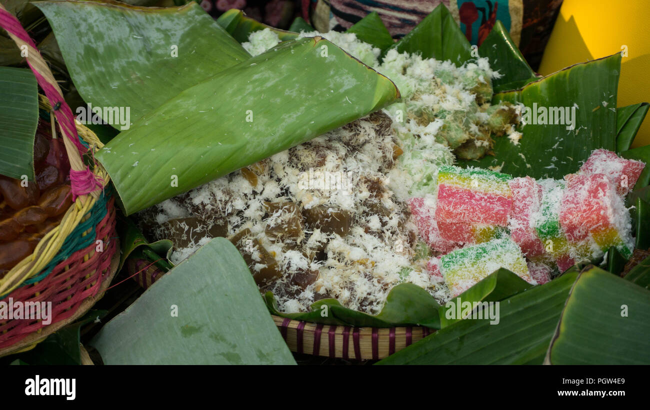 Traditional indonesian food, variety of delicious and popular assorted ...