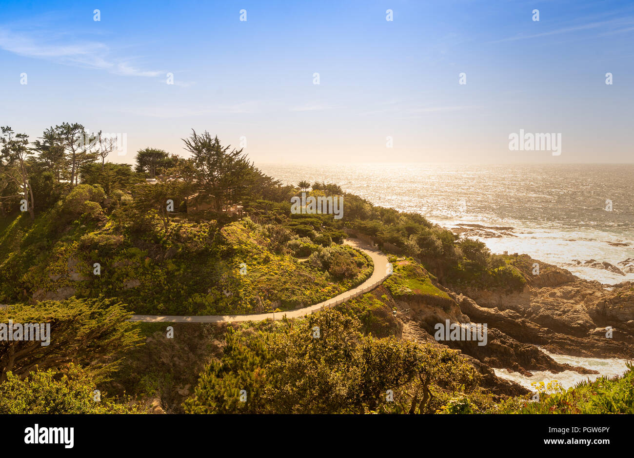 California's coastline along California State Route 1, one of the most ...