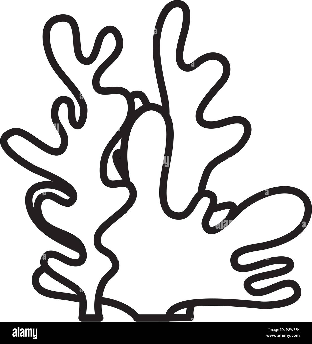 Seagrass ecosystem Stock Vector Images - Alamy