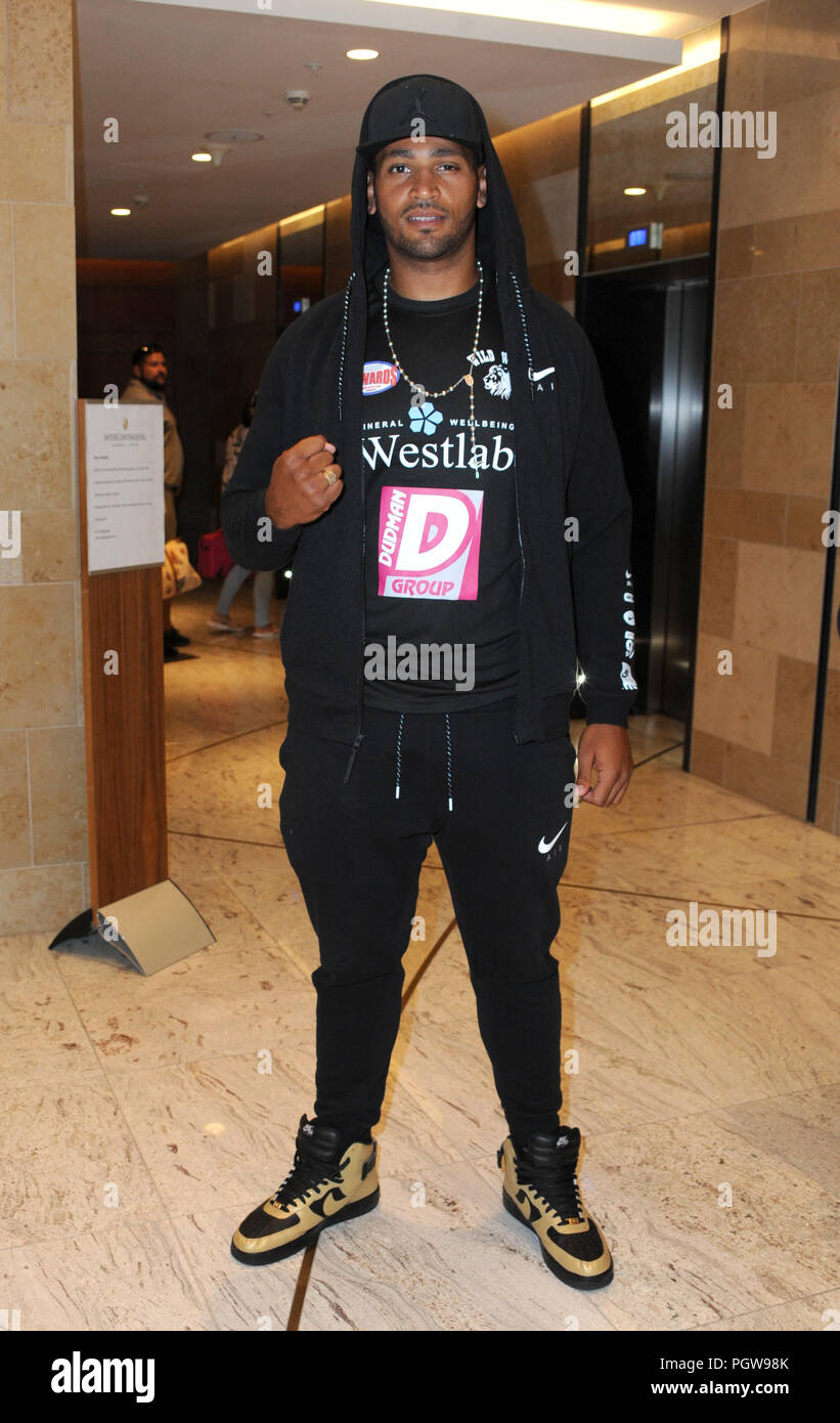 WBO boxers arrive at the InterContinental London hotel at the O2 ...