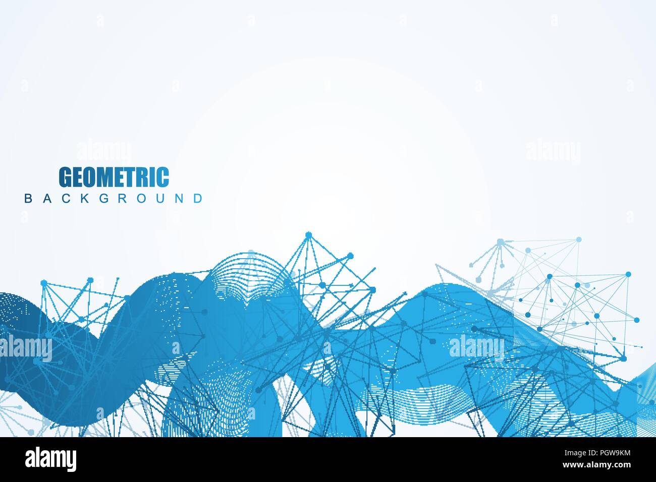 Big Data Visualization Background. Modern futuristic virtual abstract ...