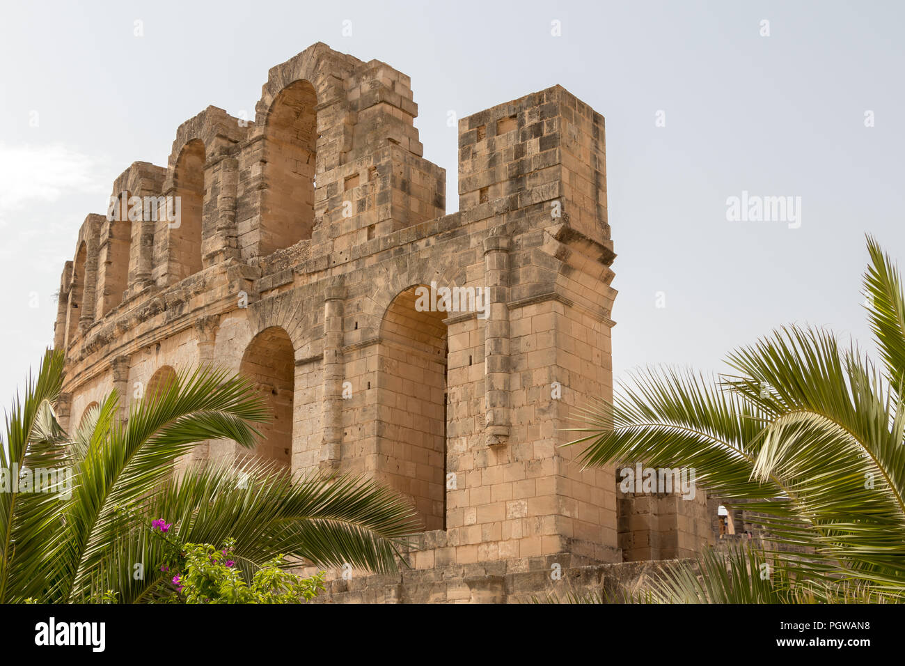 The Roman Amphitheatre of El Jem, the location where movie Gladiator ...