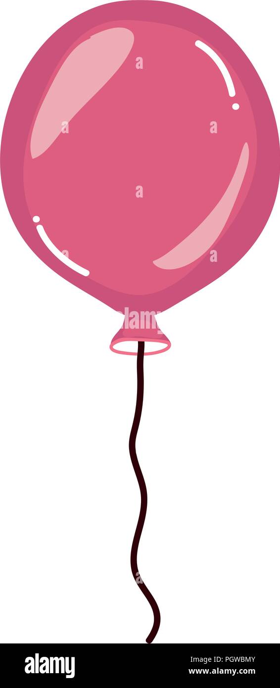 nice balloon fun object design Stock Vector Image & Art - Alamy