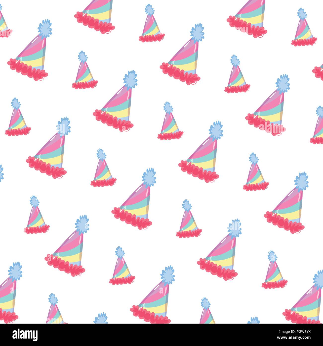 party hat funny decoration background Stock Vector Image & Art - Alamy