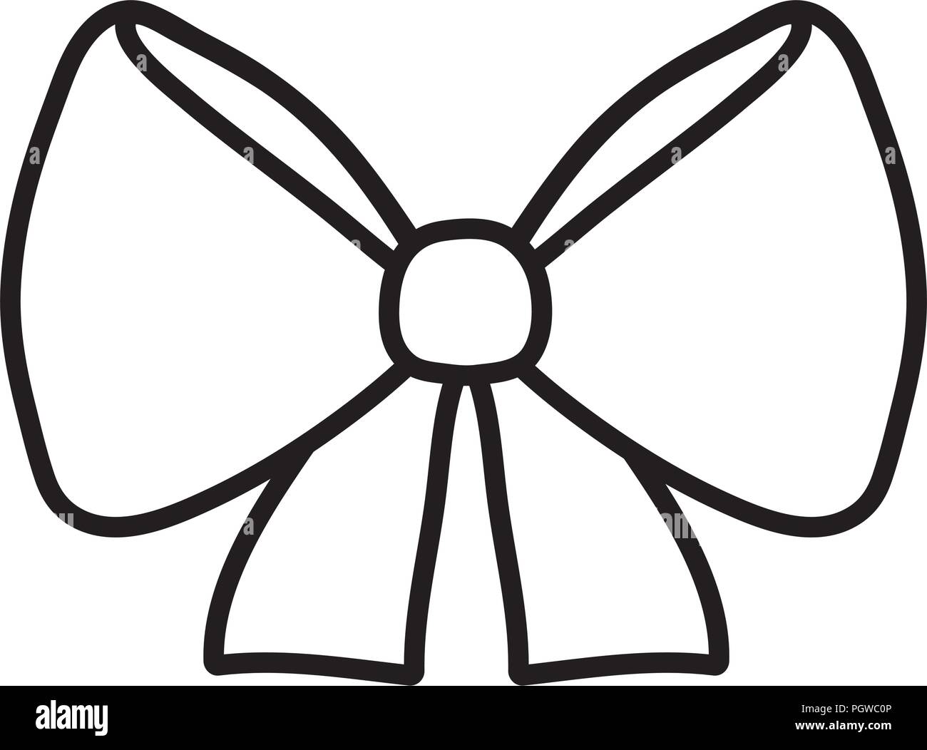 Line nice ribbon bow hi-res stock photography and images - Alamy