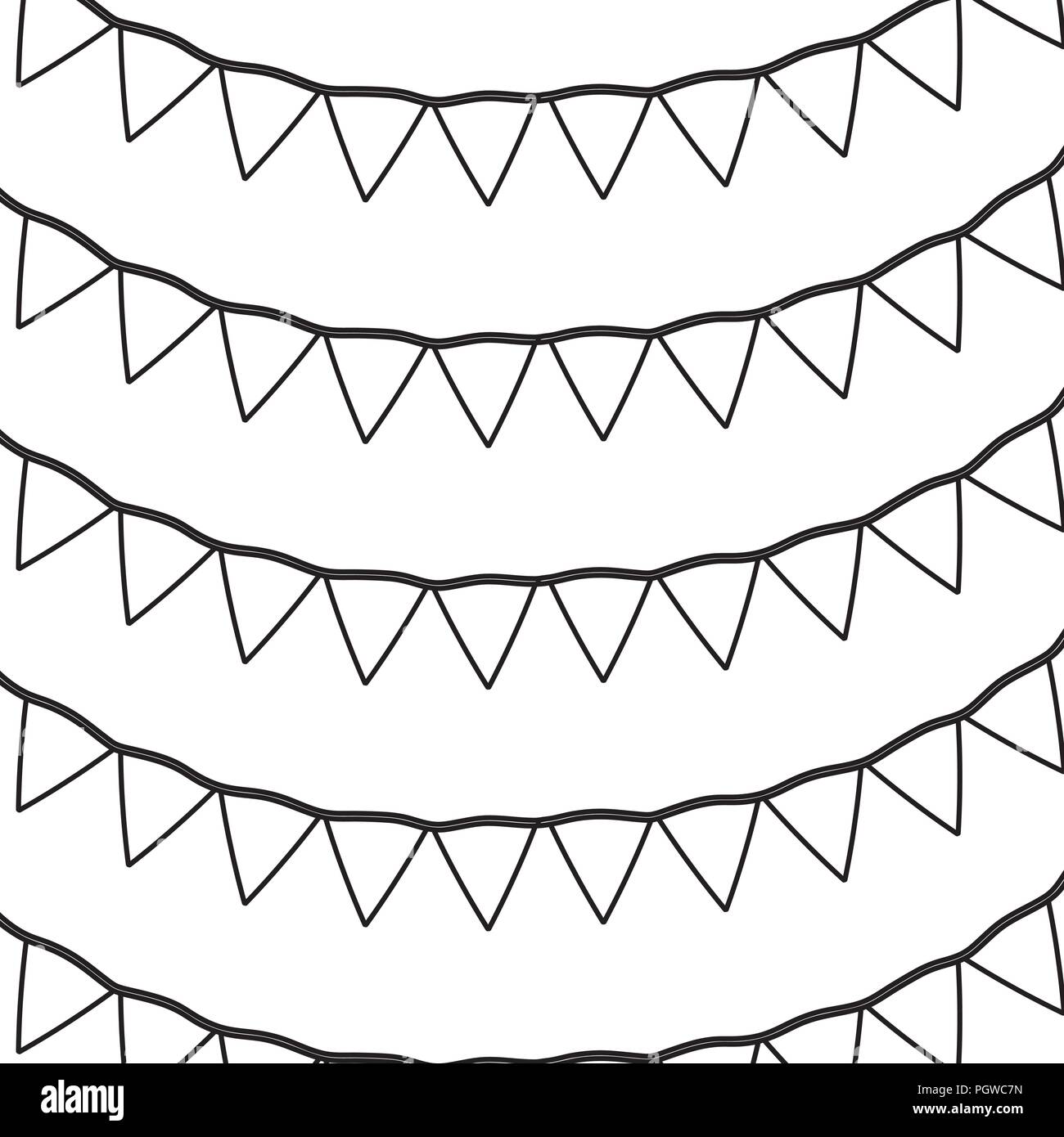 line party flags event celebration background Stock Vector Image & Art ...