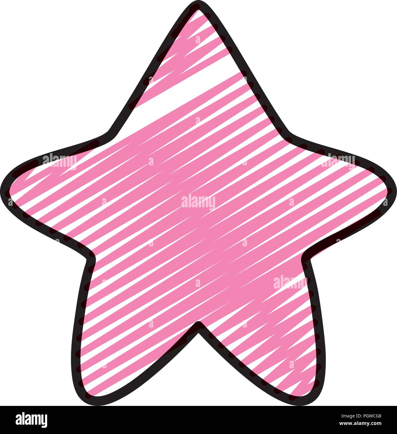 doodle nice star art shape design Stock Vector Image & Art - Alamy