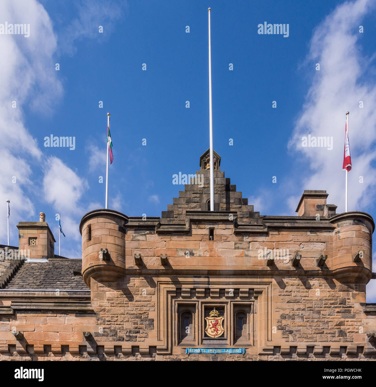 Scottish royal coat of arms flag hi-res stock photography and images ...