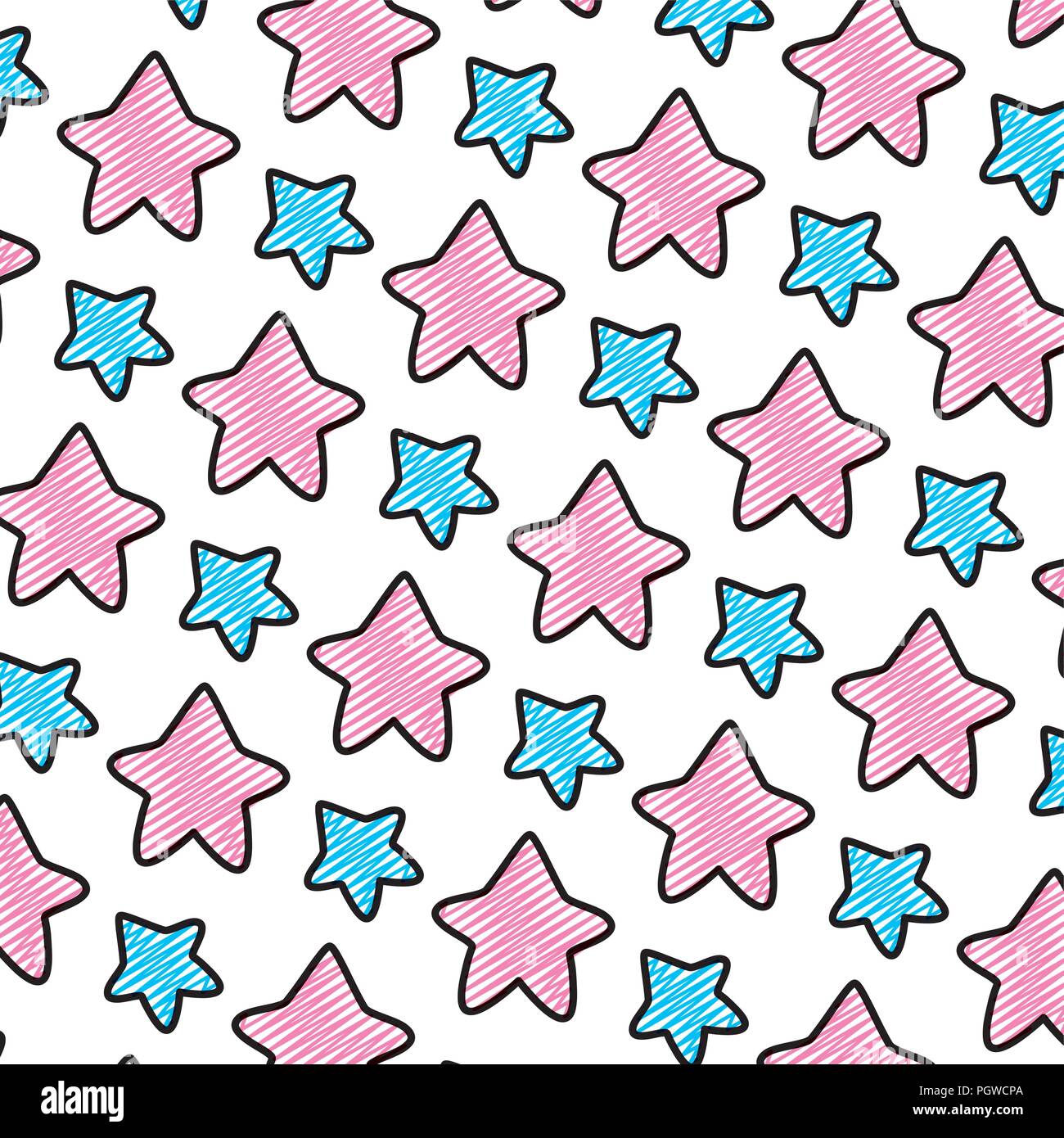 doodle nice star art shape background Stock Vector Image & Art - Alamy