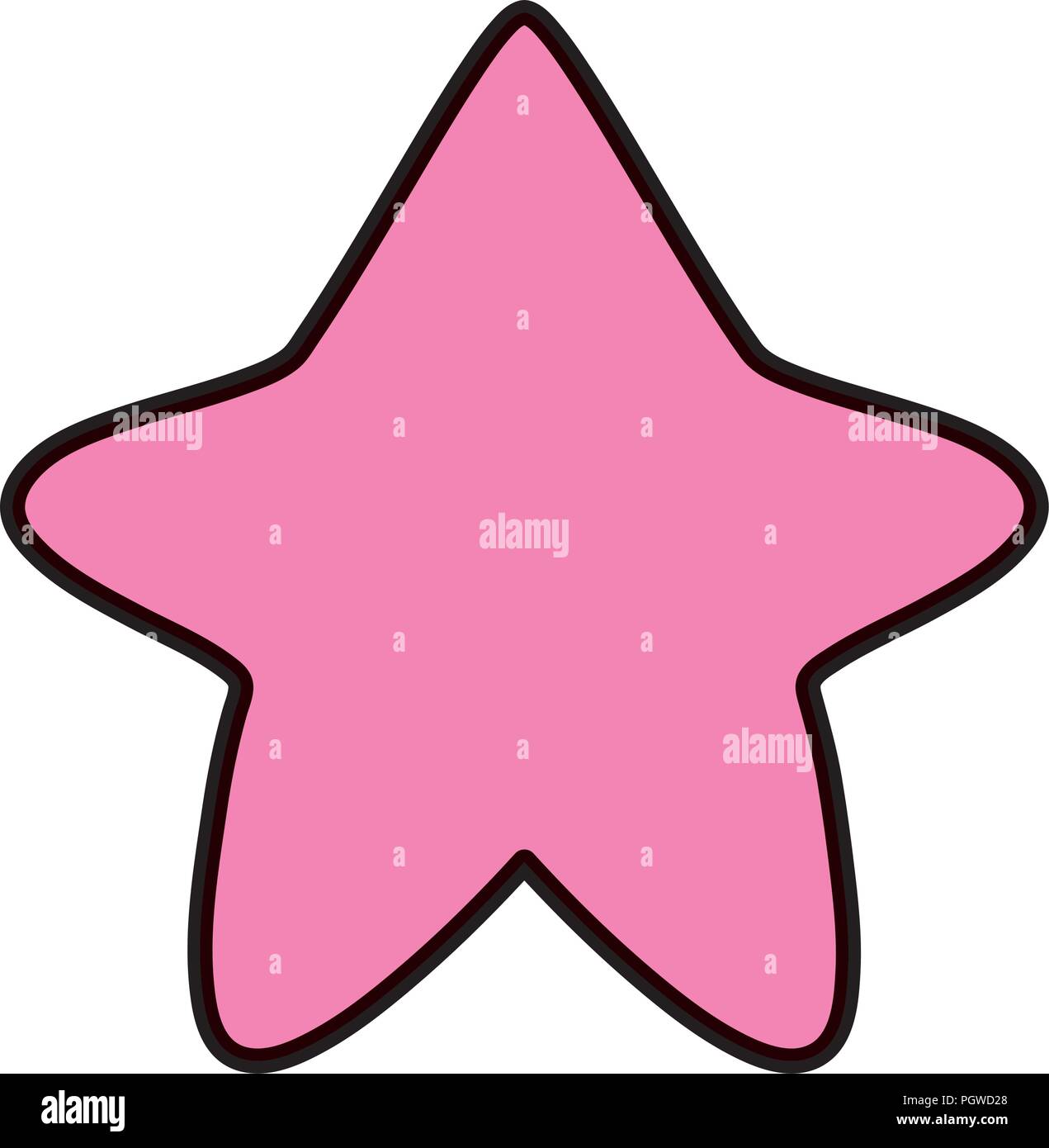 color nice star art shape design Stock Vector Image & Art - Alamy