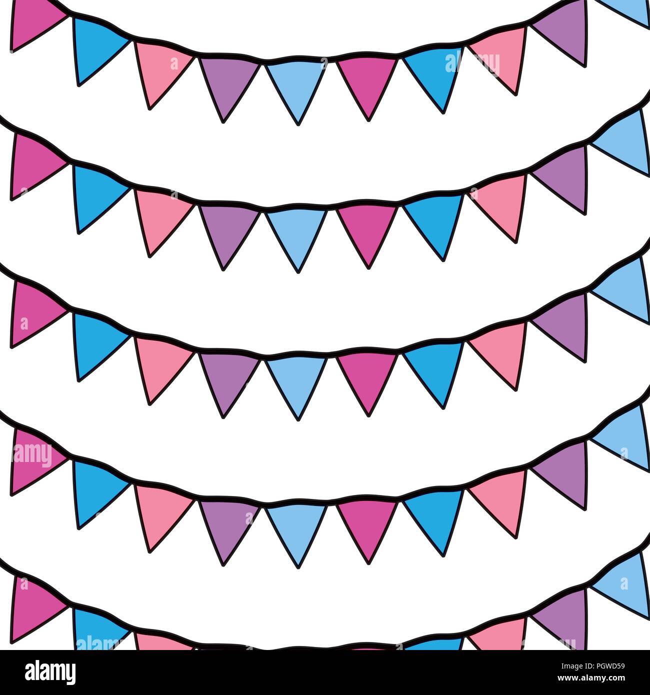 color party flags event celebration background Stock Vector Image & Art ...