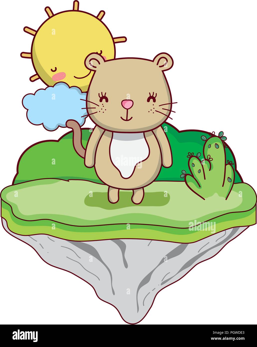 Island mouse Stock Vector Images - Alamy