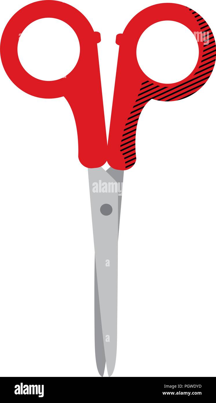 artistic scissors school utensil design Stock Vector Image & Art - Alamy