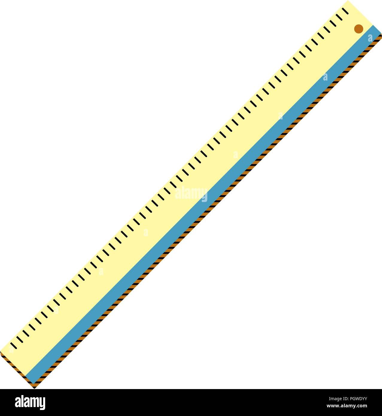 plastic ruler education school utensil Stock Vector Image & Art - Alamy