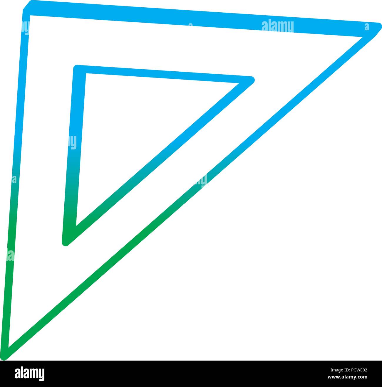 Square ruler Stock Vector Images - Alamy