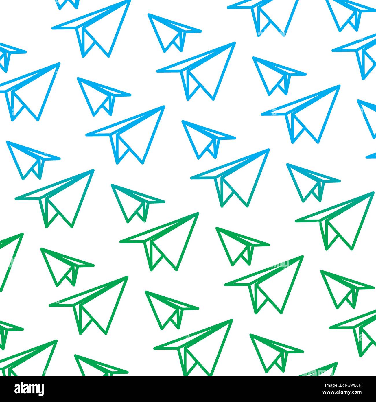 paper plane origami design background Stock Vector Image & Art - Alamy