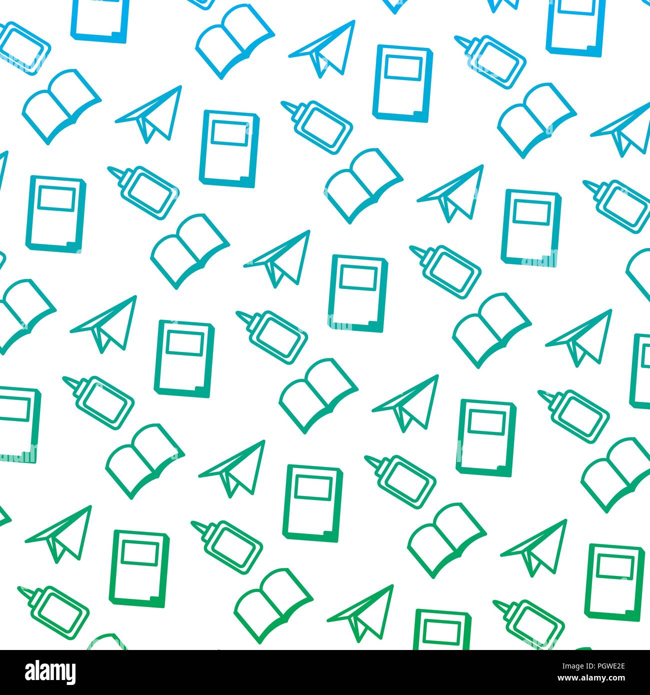 school tools education background design Stock Vector Image & Art - Alamy