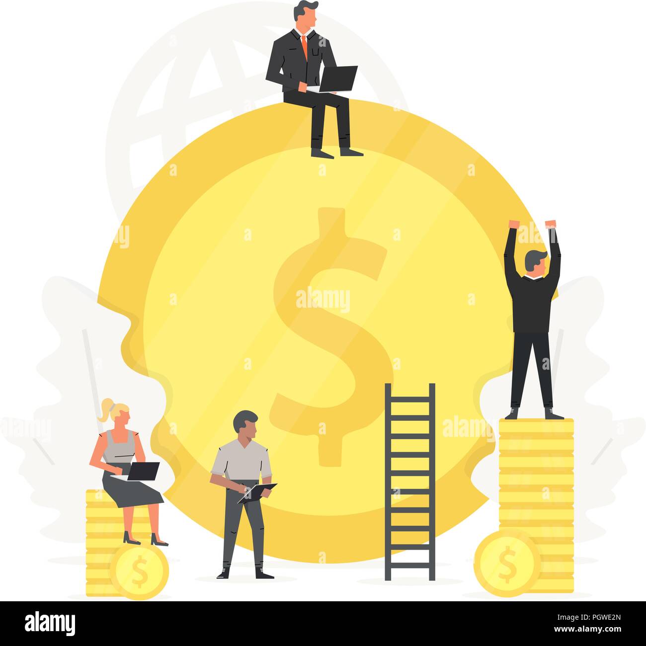 We build relationship Stock Vector Images - Alamy