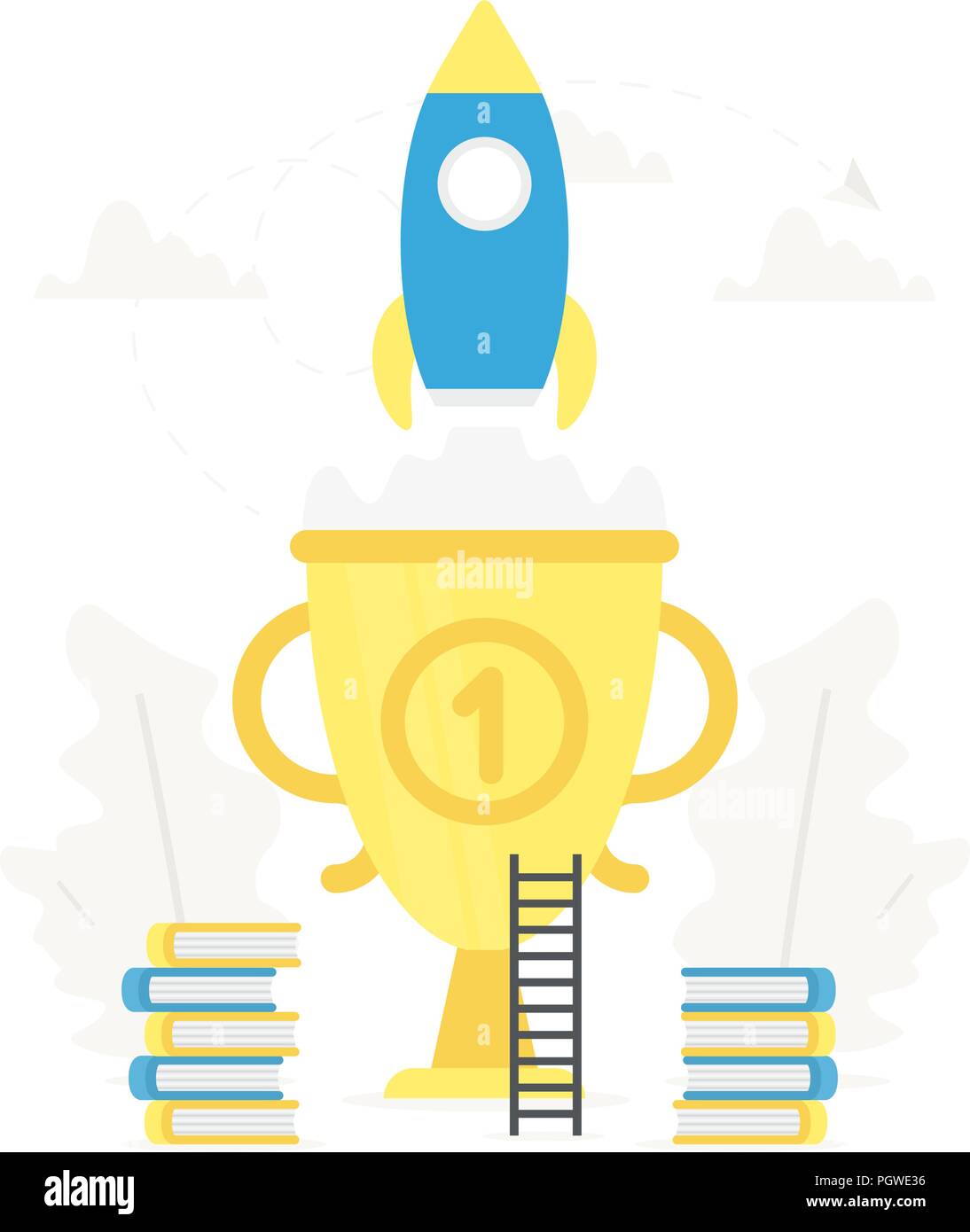 Gold space shuttle Stock Vector Images - Alamy