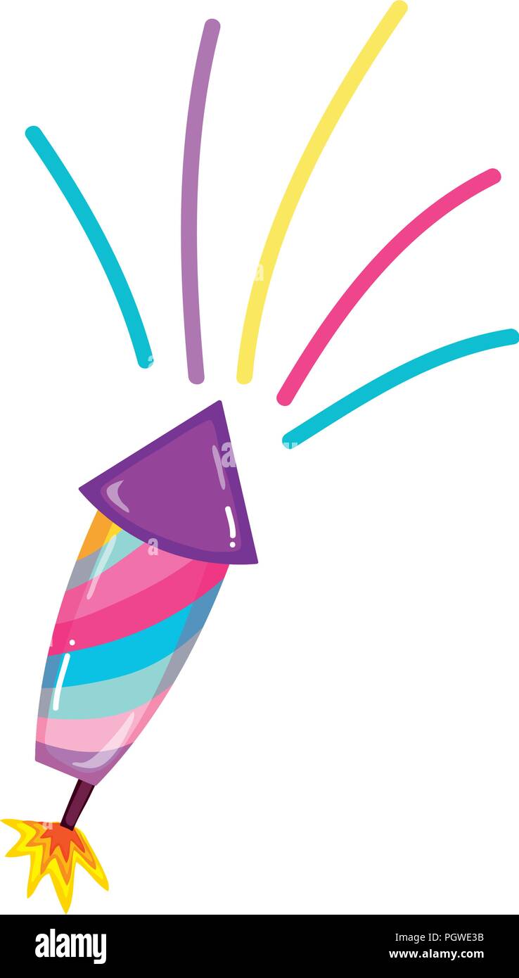 funny firework object t festival celebration Stock Vector Image & Art ...