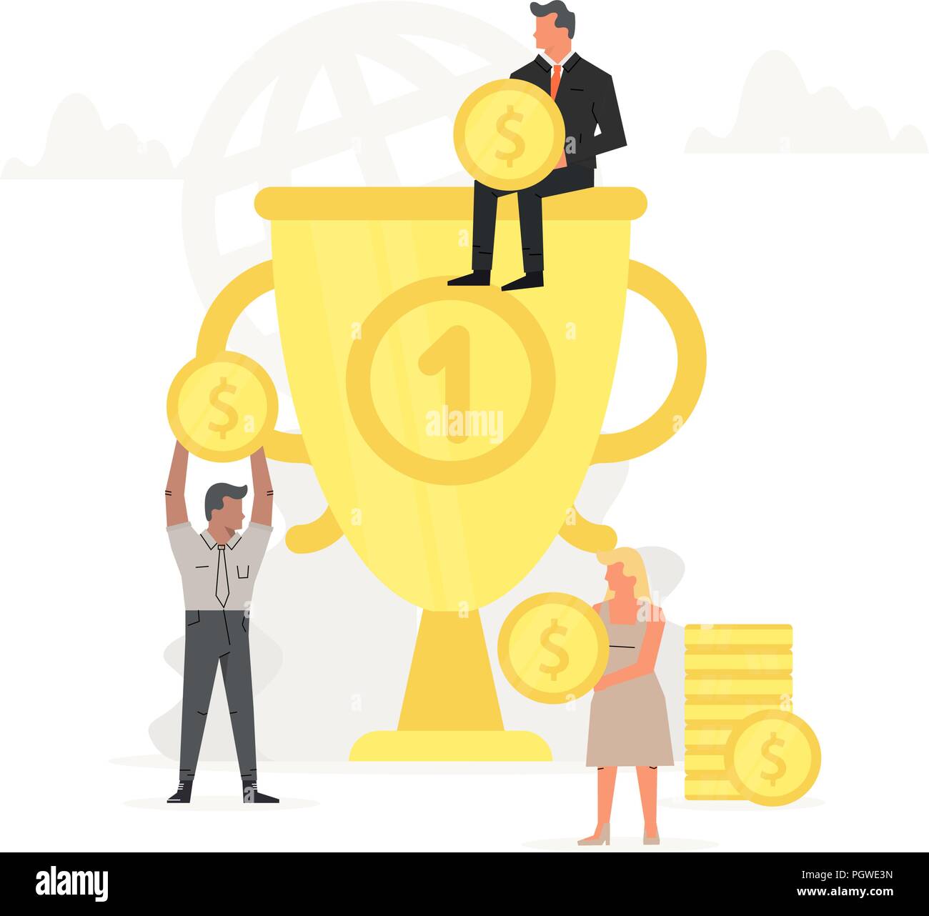 Growth small to large Stock Vector Images - Alamy